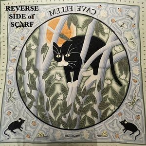 Hermes | Accessories | Rare Herms Silk Scarf 9 Cm Cave Felem By ...